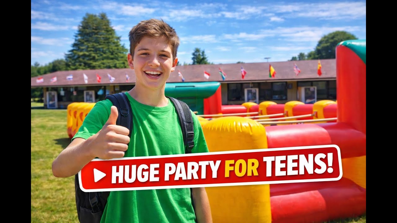 School Field Day Inflatables & Event Setup | Party With 630 - YouTube