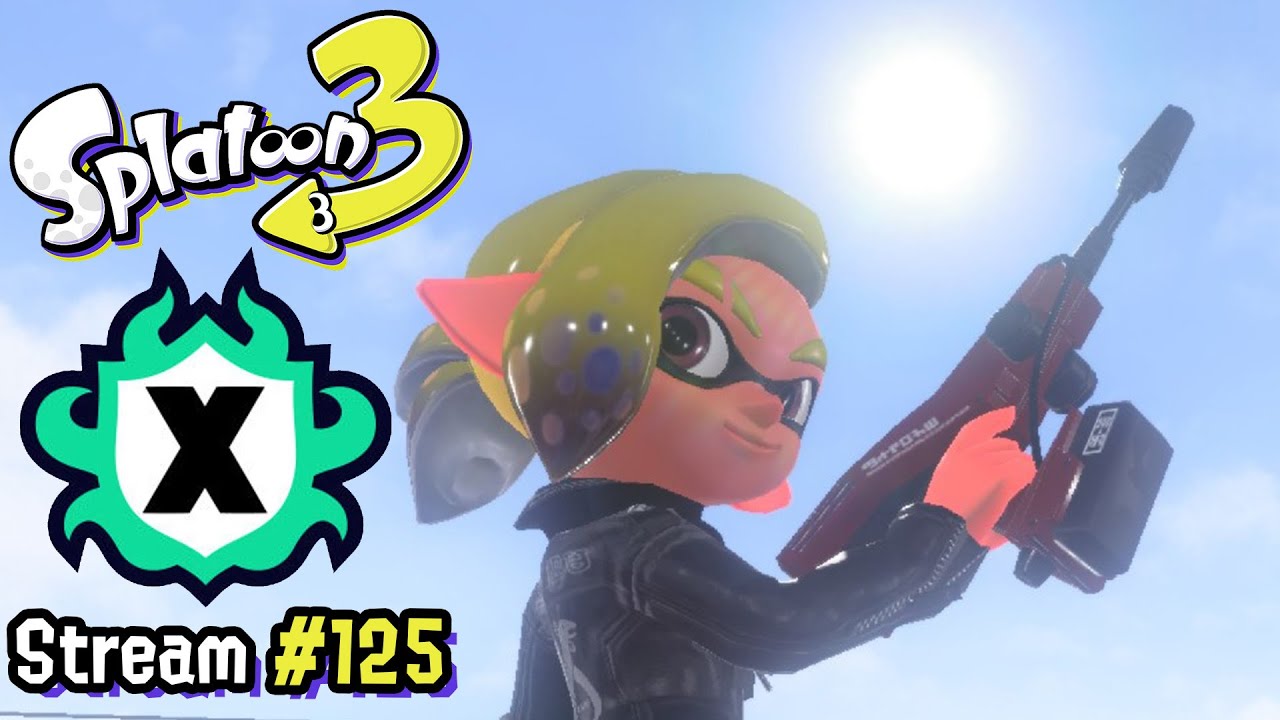 X Rank Riff Raff - Splatoon 3 stream - YouTube