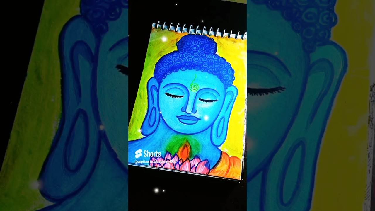 Buddha Dev drawing tutorial for beginners🥰 #ytshort #art #drawing # ...