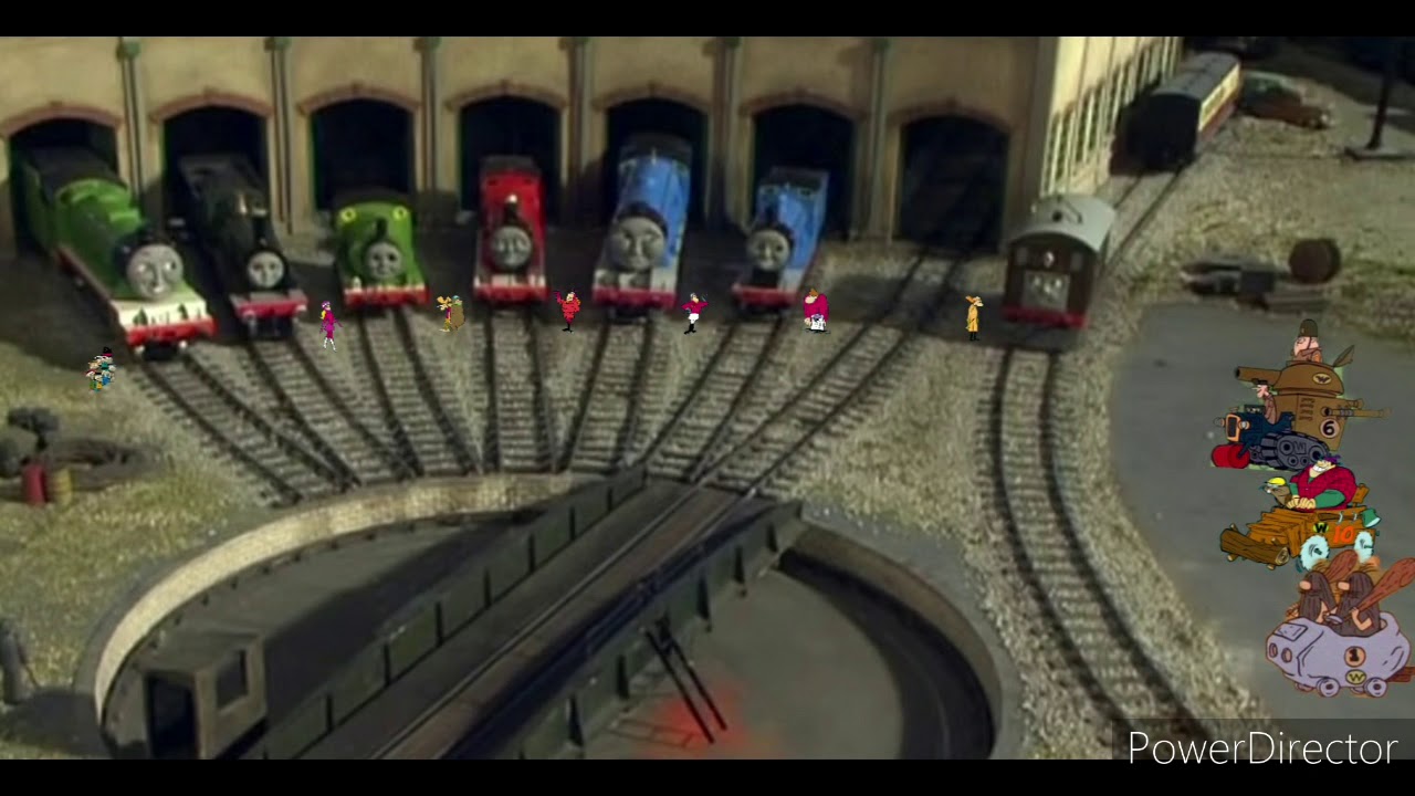 The Steam Team meeting the Wacky Racers - YouTube