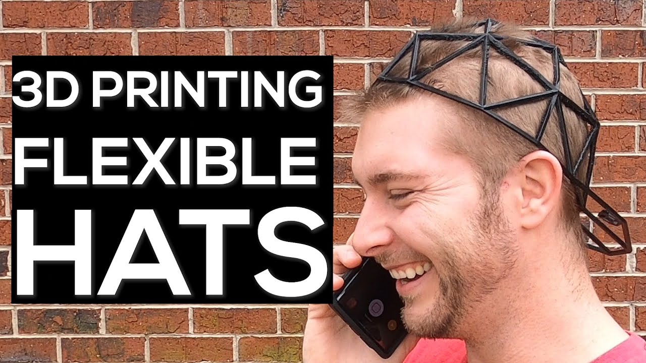 3D Printing Hats! (Flexible) - Pros & Cons of TPU with Wearables - YouTube