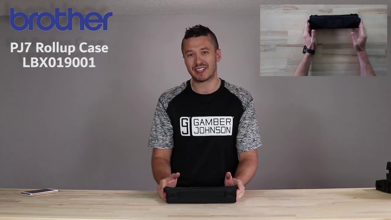 Brother PJ7 Rollup Case - YouTube