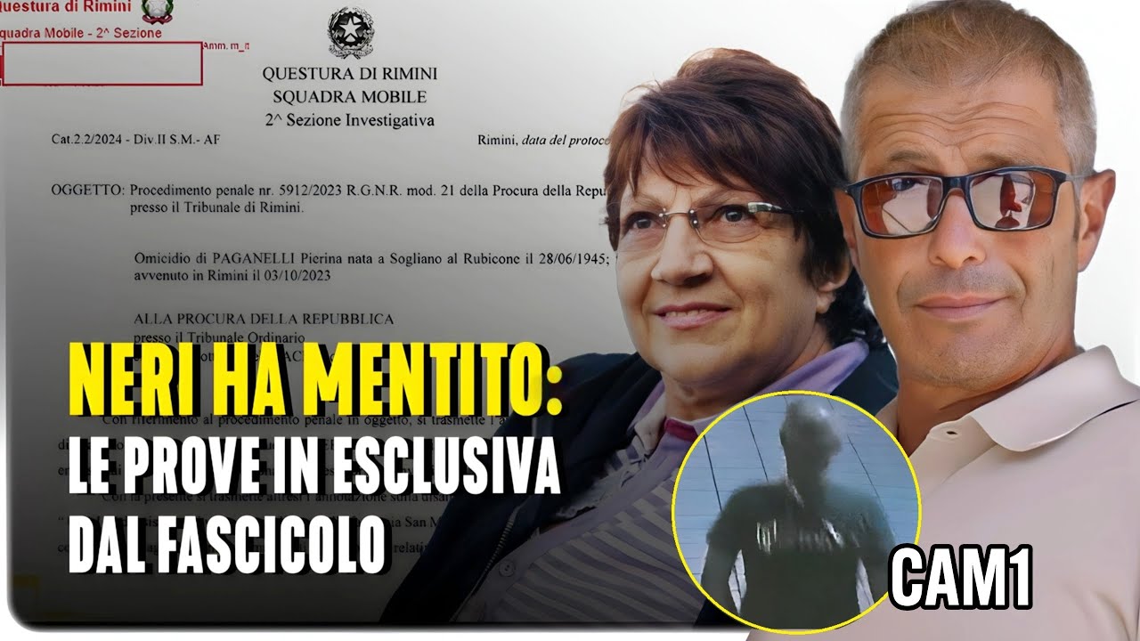 INCHIESTA PIERINA PAGANELLI: EMANUELE NERI HA MENTITO, la VERITÀ nelle ALTRE CAM | Notizie - YouTube