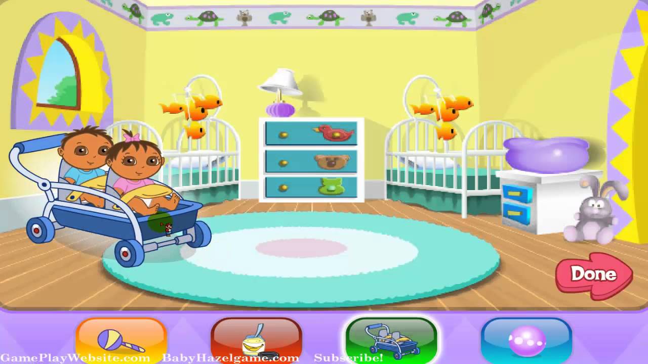 Dora Online Game Children Gameplay Video - Baby Girl Games - YouTube