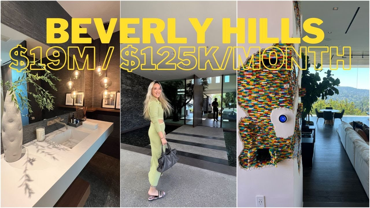 Touring Zedd's House For Sale $19M | Beverly Hills Home Tour - YouTube