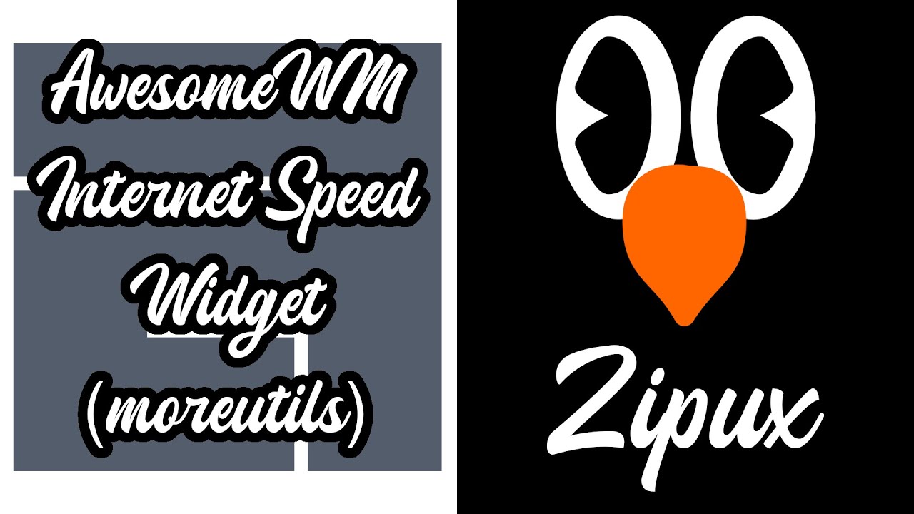 AwesomeWM: Internet Speed Widget (moreutils) - YouTube