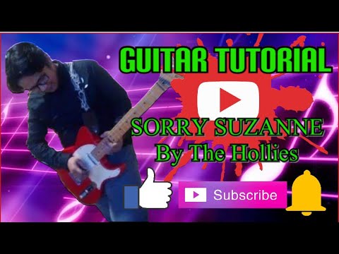 Guitar tutorial Sorry Suzanne - YouTube