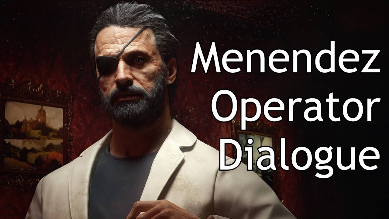 Vanguard Zombies - Menendez Operator Dialogue - YouTube