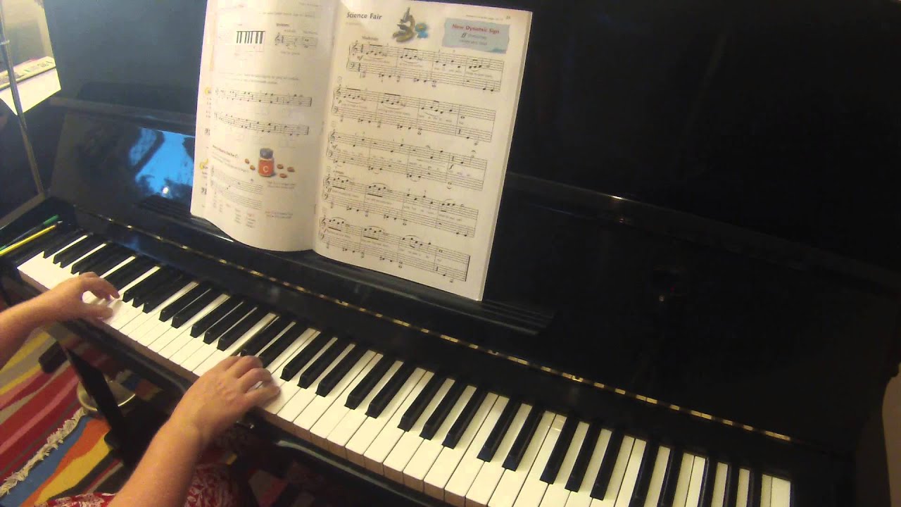 Science Fair Alfred's Premier Piano Course Lesson book 2B - YouTube