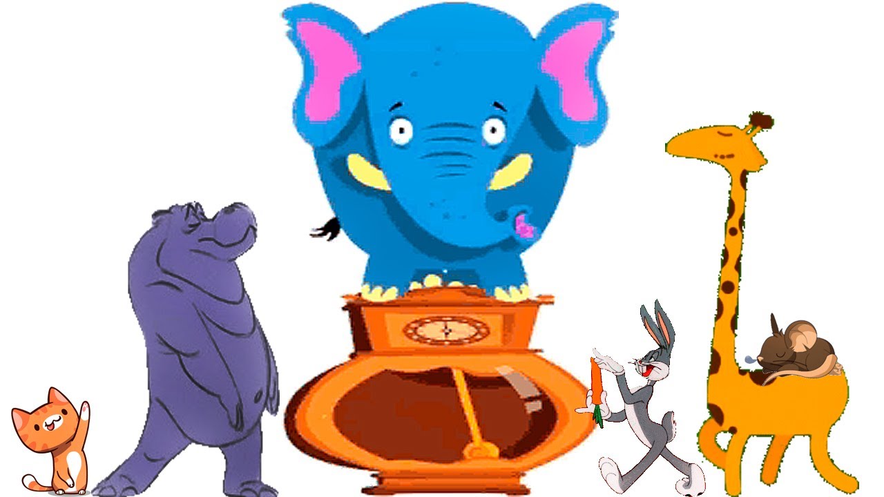 Hickory Dickory Dock | Animals | Nursery Rhymes #hickory #kidsvideo # ...
