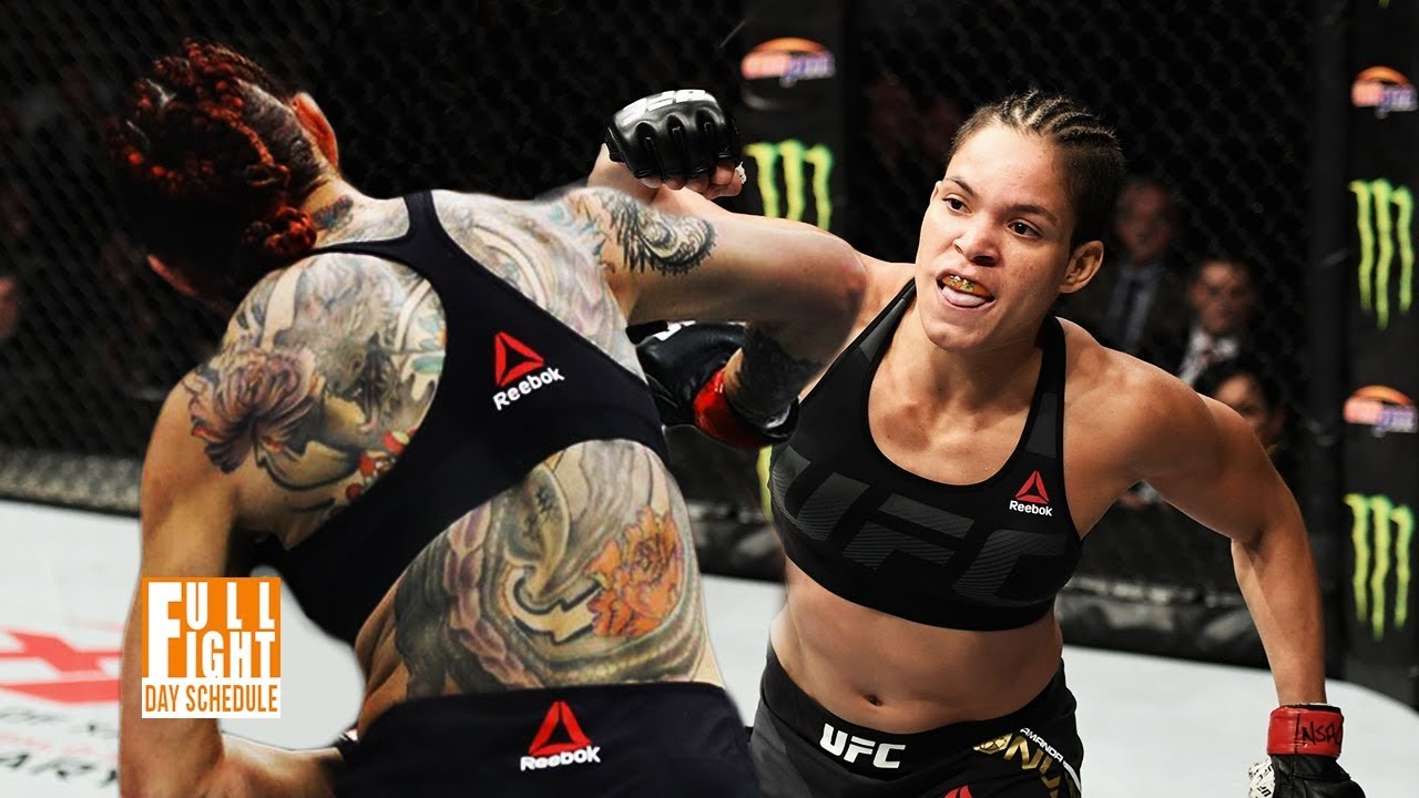 CRIS CYBORG vs AMANDA NUNES | FIGHT DAY SCHEDULE FOR UFC 232 - YouTube