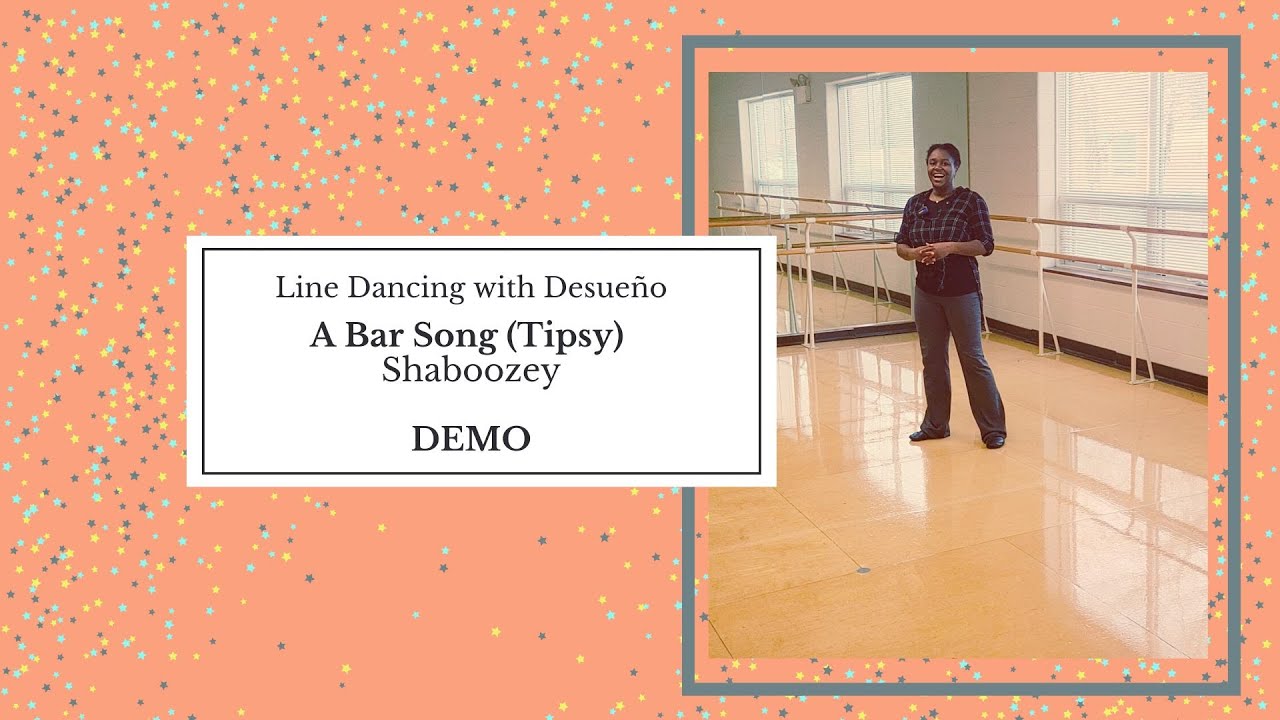 Bar Song Line Dance Demo (Instrumental) - YouTube
