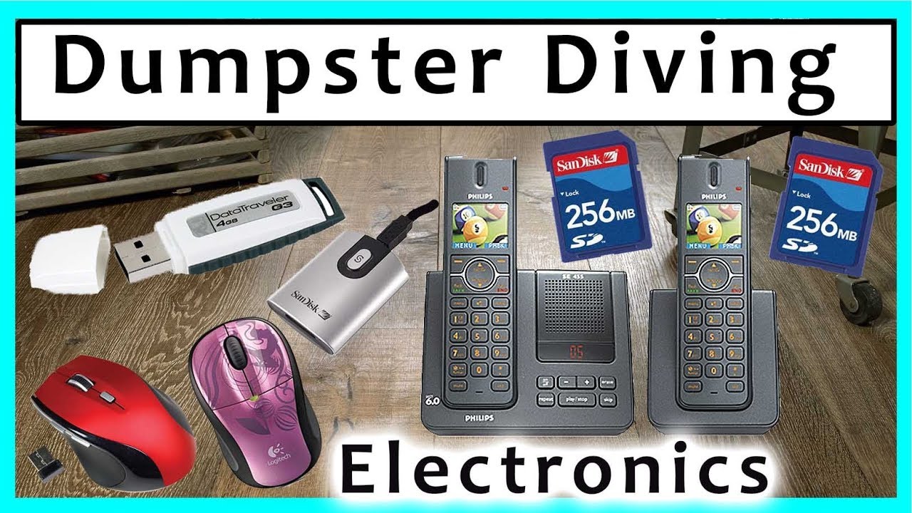 Dumpster Diving at Thrift Store #241 Electronics - YouTube