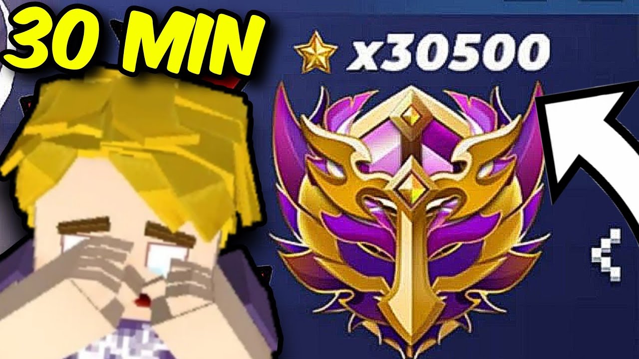 🤯 Grinding in *BEDWARS* for 30 Minutes Straight!! 😱 Being SIGMA PLAYER ...
