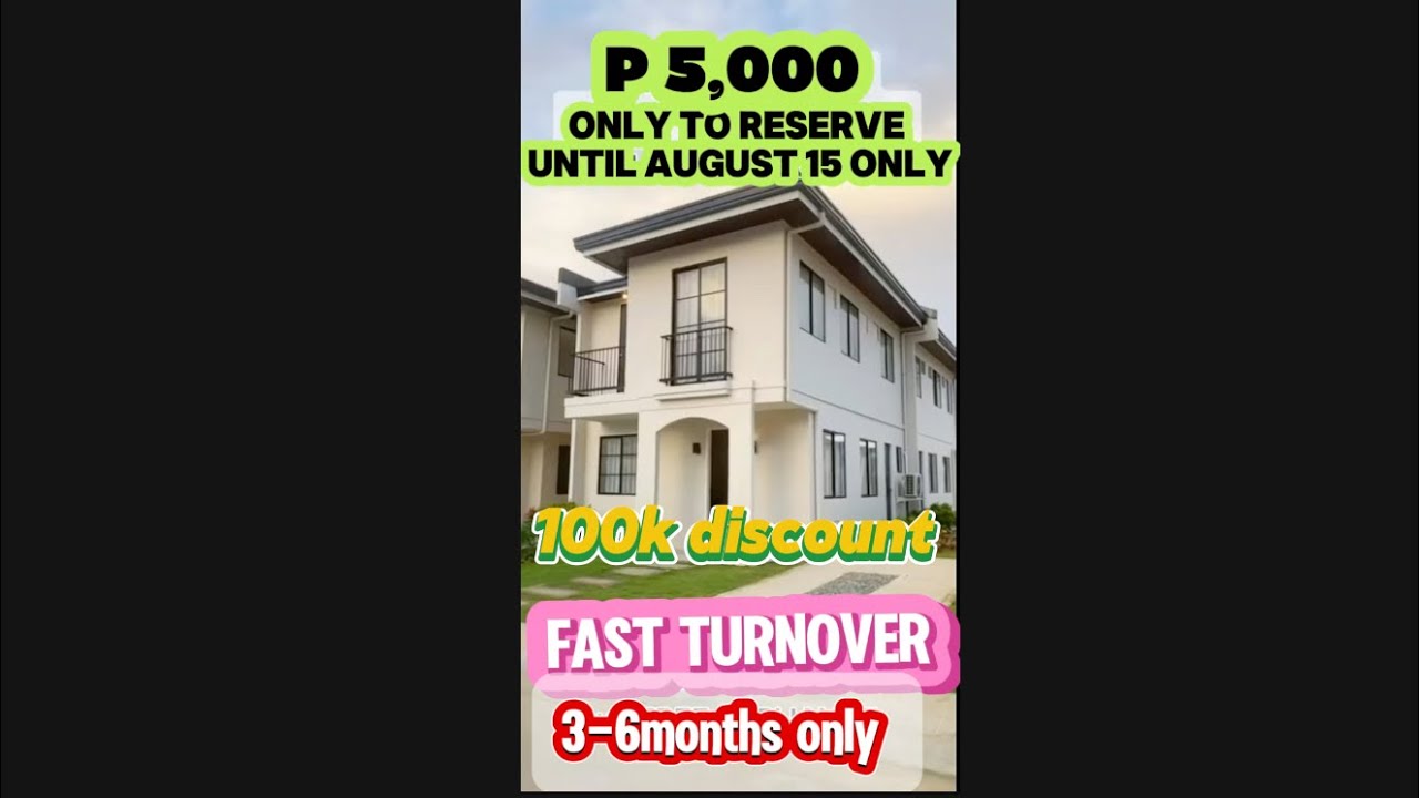 AFFORDABLE AND FAST TURNOVER HOUSE AND LOT IN SERIYA BULACAN - YouTube