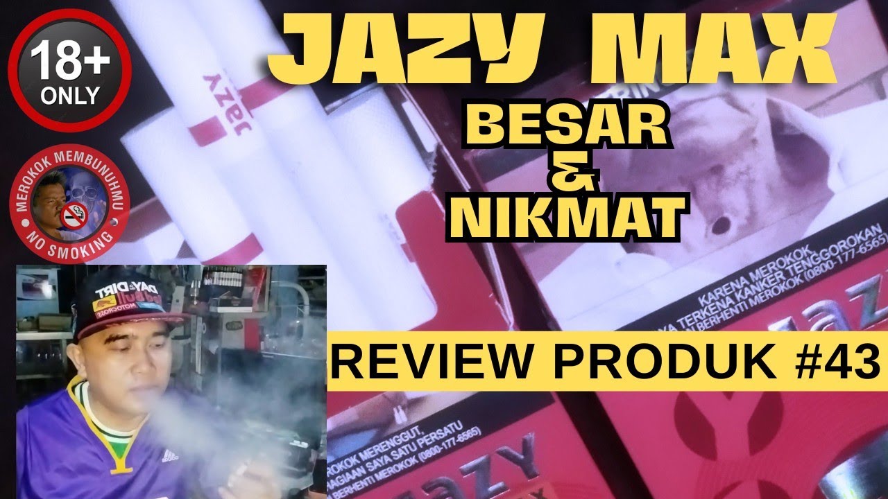 INFO PRODUK #43 : 🔞 Jazy max filter 12batang , simerah yang memukau☝☝ ...