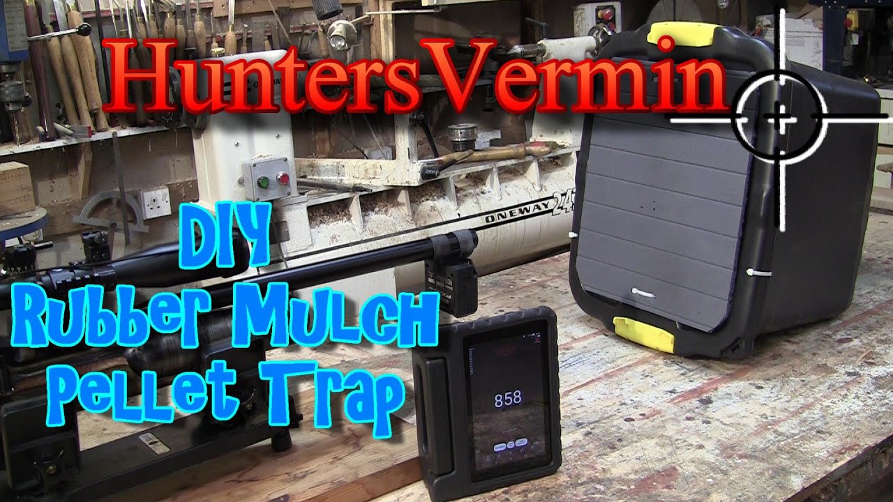 DIY Rubber Mulch Pellet Trap - YouTube