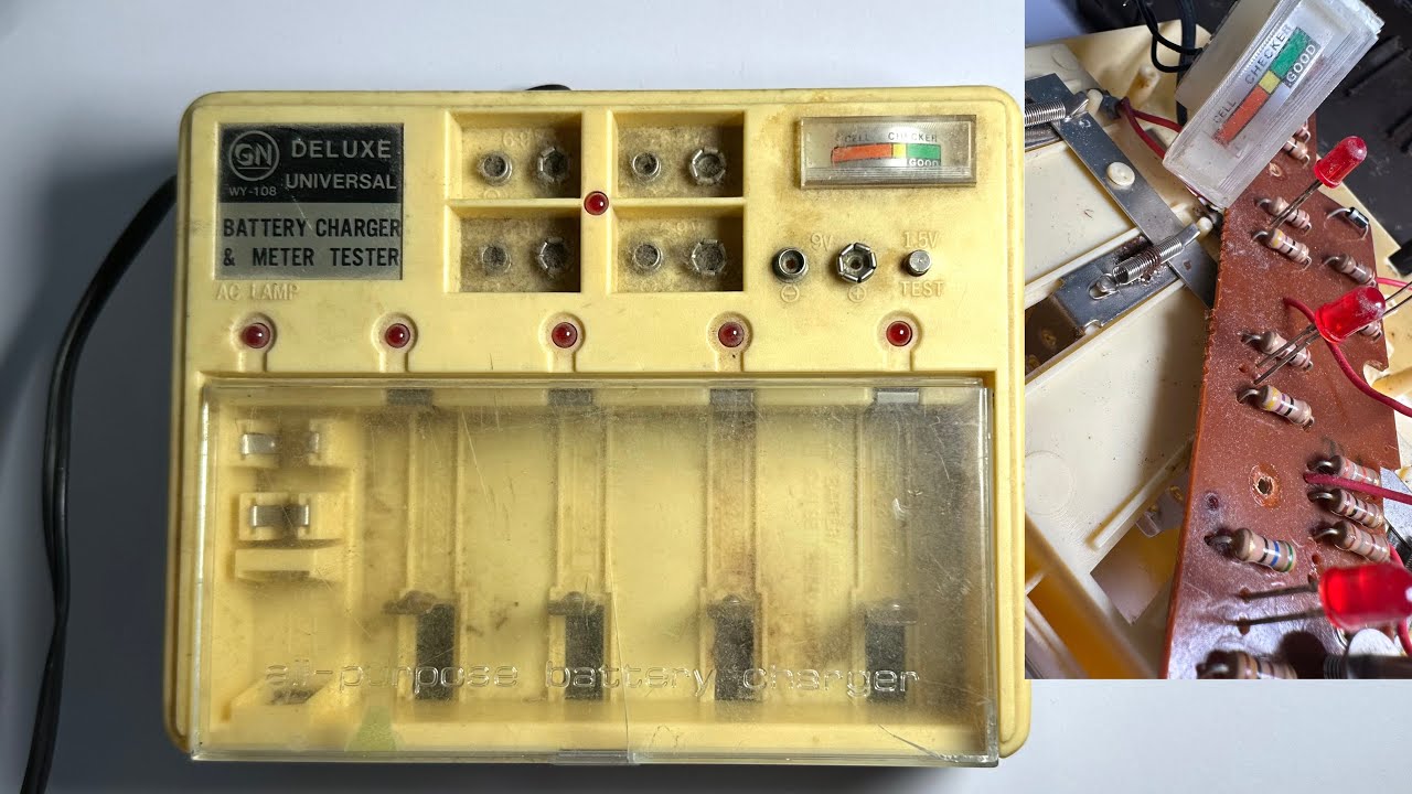 Vintage Deluxe Universal Battery Charger Teardown - YouTube