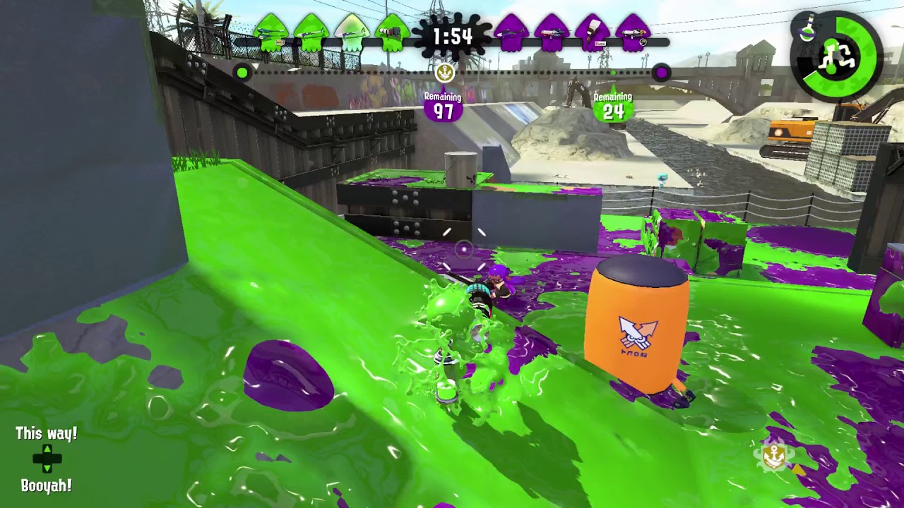 Splatoon 2 - Intense Game Play 74 - Ranked Battle - Rainmaker - YouTube