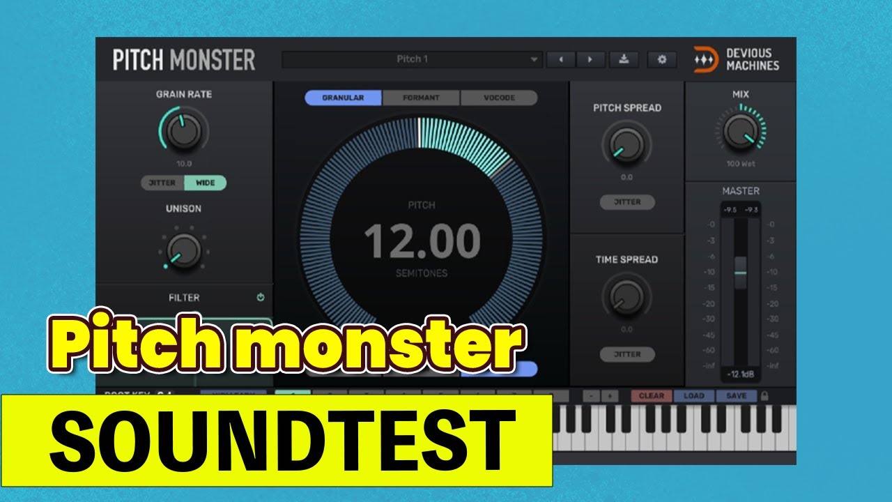 『Devious Machines Pitch Monster』 Sound Test - YouTube