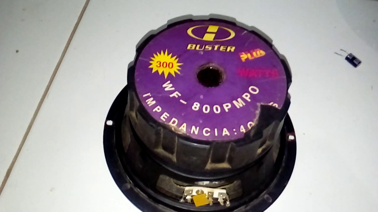 Alto falante buster 800 watts pmpo 8 p - YouTube