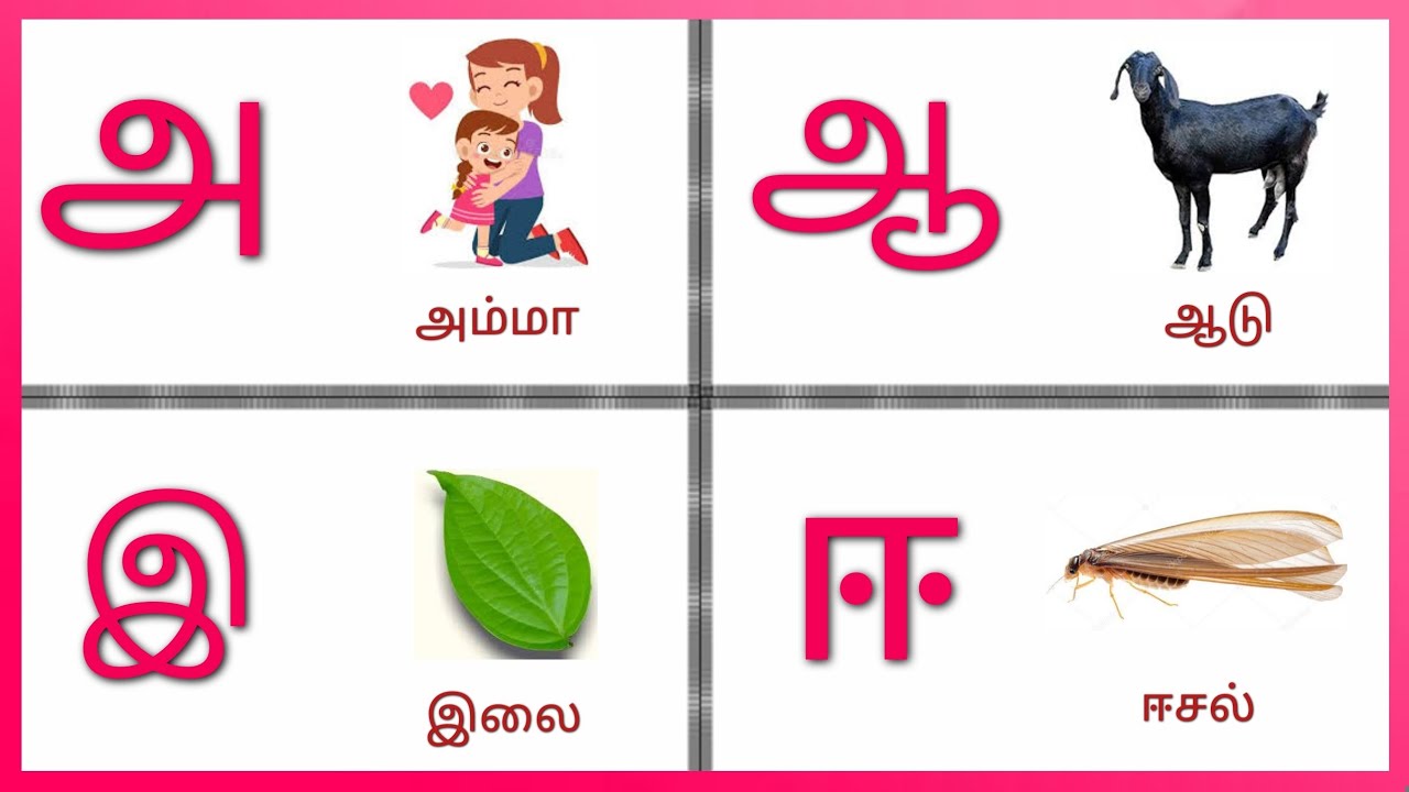 Learn Uyir Ezhuthukal In Tamil Easily Tamil Alphabets For Kids With learn-uyir-ezhuthukal-in-tamil-easily-tamil-alphabets-for-kids-with