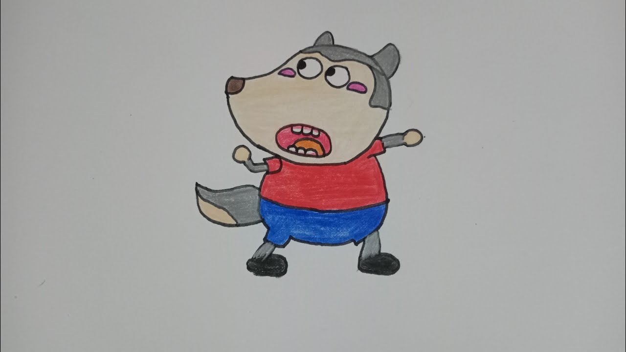 Wolfoo Cartoon Drawing for kids #howtodraw #beginners #drawing #how # ...