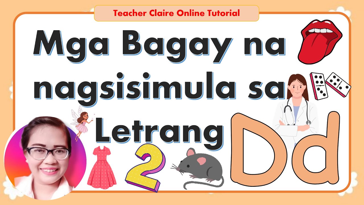 Mga Bagay na Nagsisimula sa Letrang Dd ll Letrang Dd - YouTube