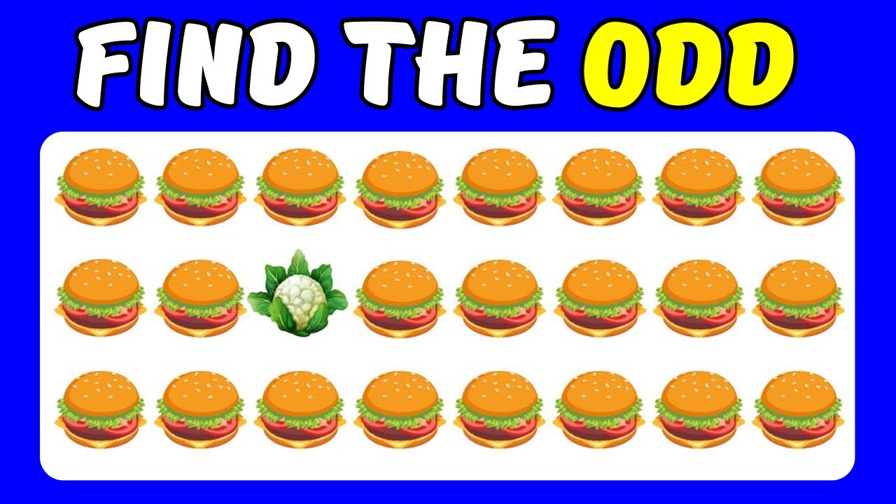 Find The Odd One out | Easy, Medium, Hard, Impossible | Part 4 - YouTube
