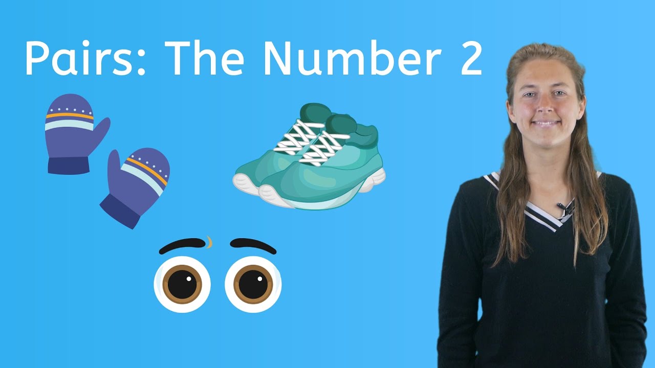 Pairs: The Number 2 - Math for Kids! - YouTube