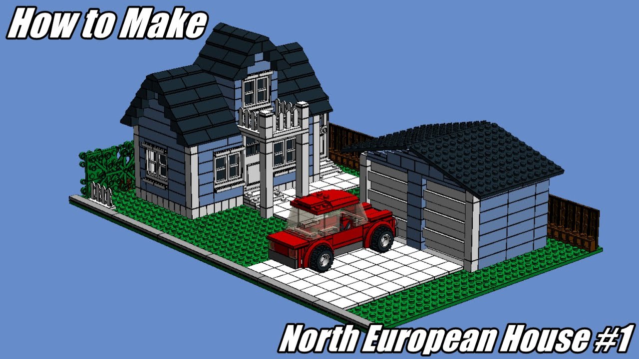 LEGO North European House Instructions - YouTube