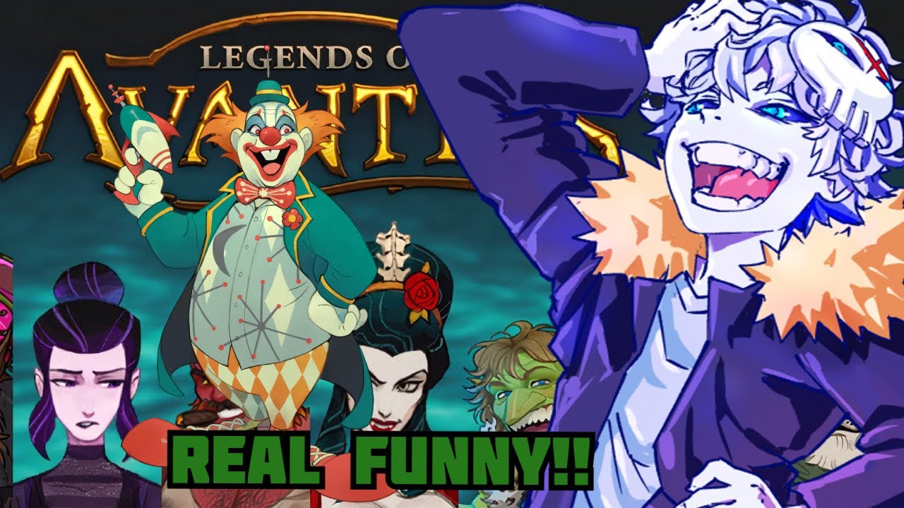 Nux reacts to Chuckles the Clown from Legends of Avantris DnD!!! - YouTube