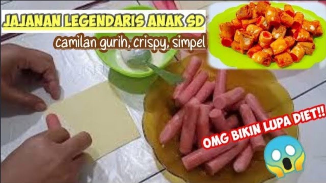 Cara Membuat Sosis Pangsit Gulung bumbu Balado - YouTube