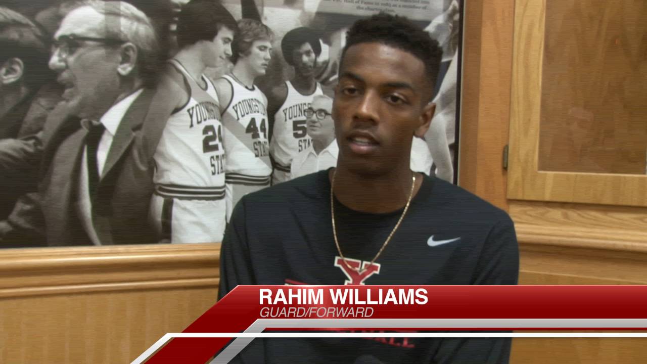Newcomer Rahim Williams Interview with YSUSports.com - YouTube