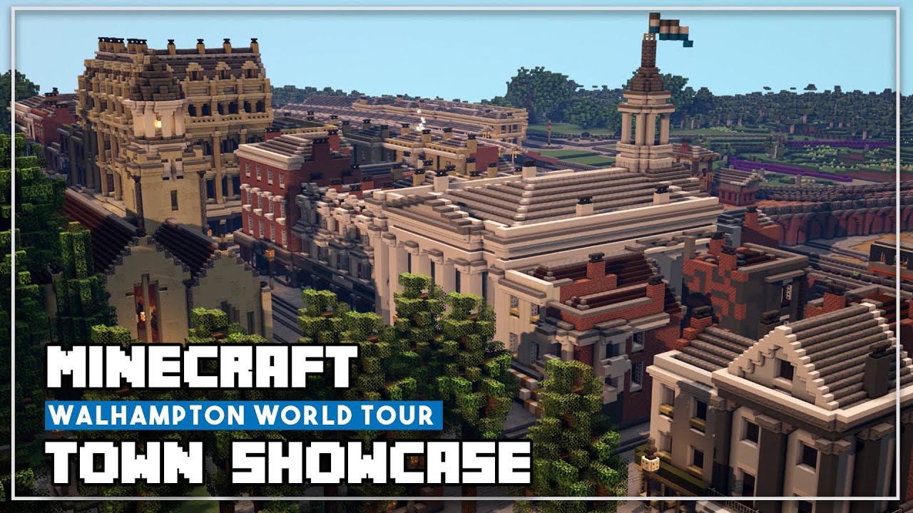 Minecraft Victorian Town Showcase - Walhampton 1 Year anniversary ...