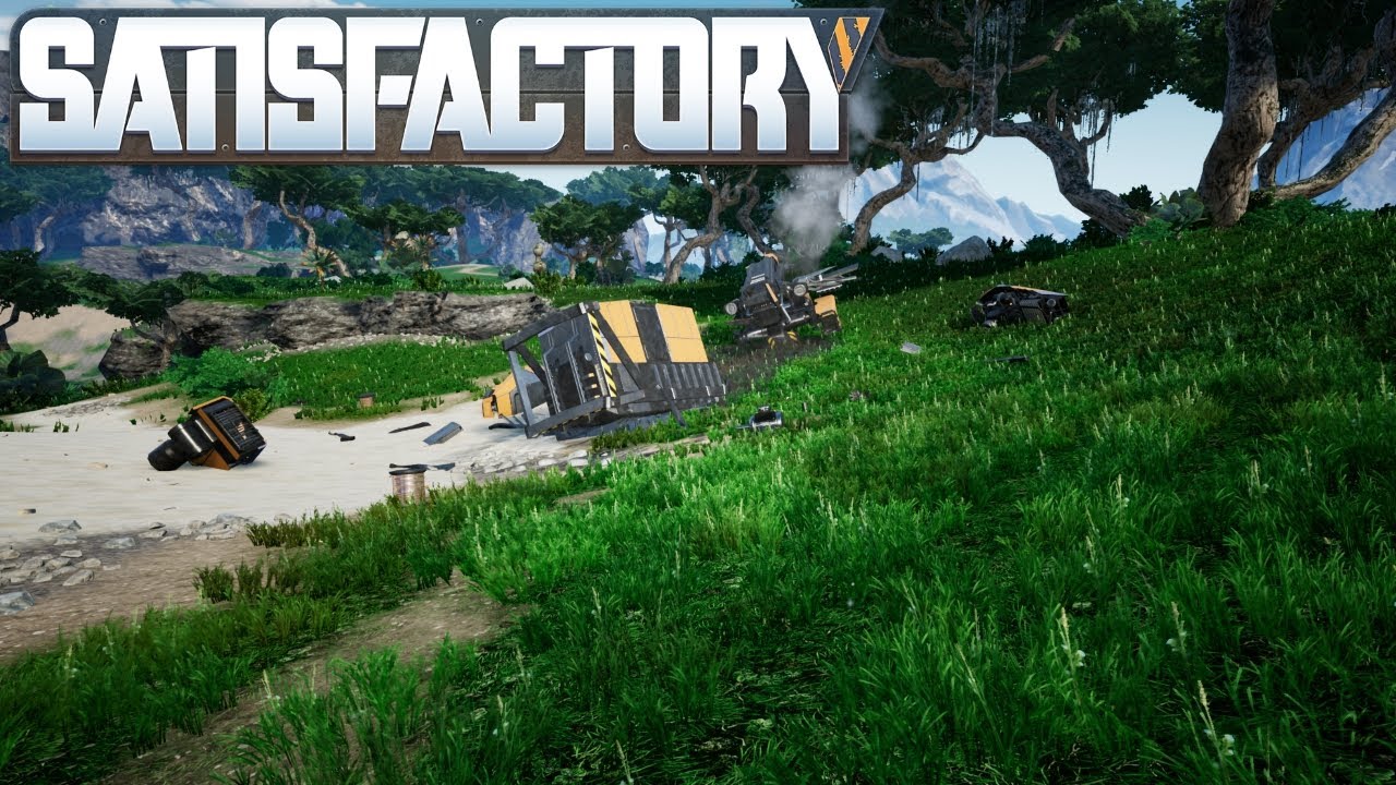 Satisfactory Alpha Weekend | part 10 Crash Pod - YouTube