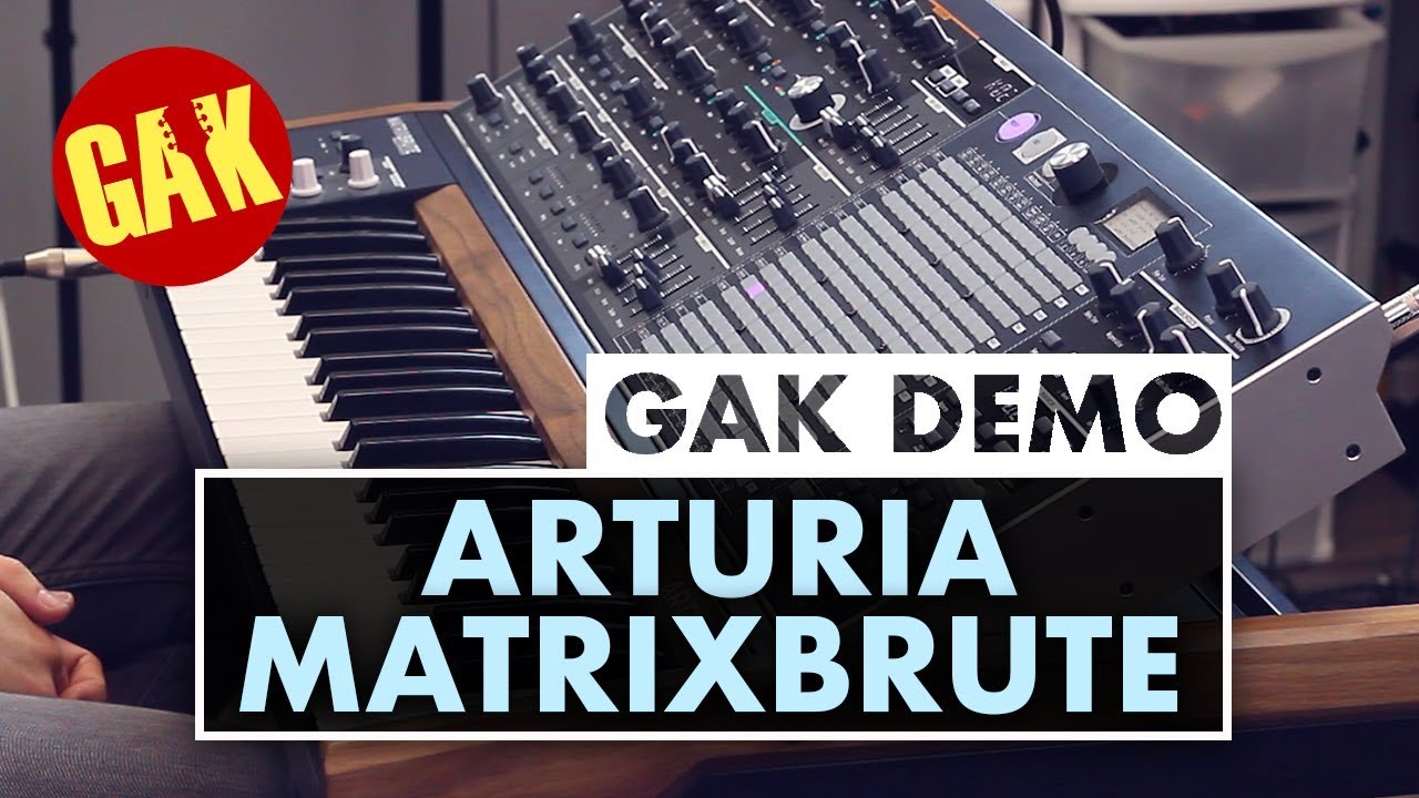 Arturia MatrixBrute Analog Synth In-Depth Demo - YouTube