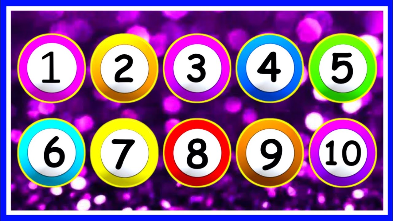 123 Numbers | 1234 Number Names | 1 To 10 Numbers song | 12345 learning for kids | Counting ...