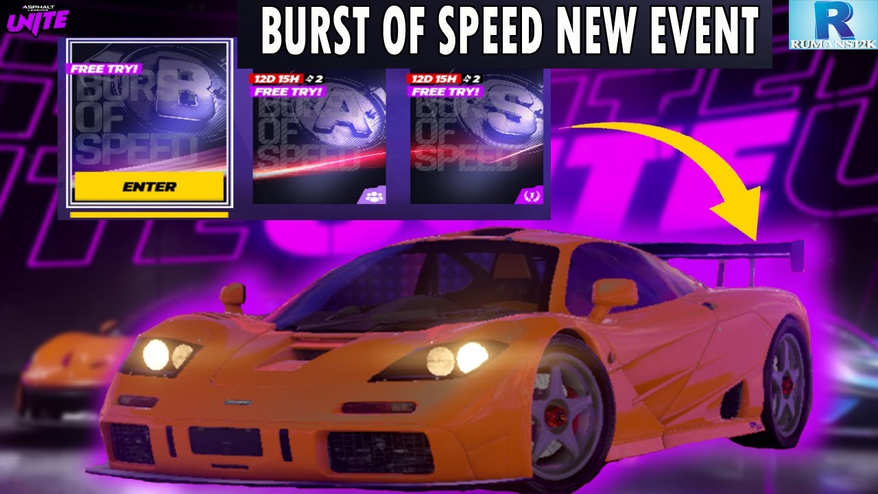 ASPHALT UNITE BURST OF SPEED NEW EVENT | ASPHALT UNITE NEW EVENT UPDATE ...