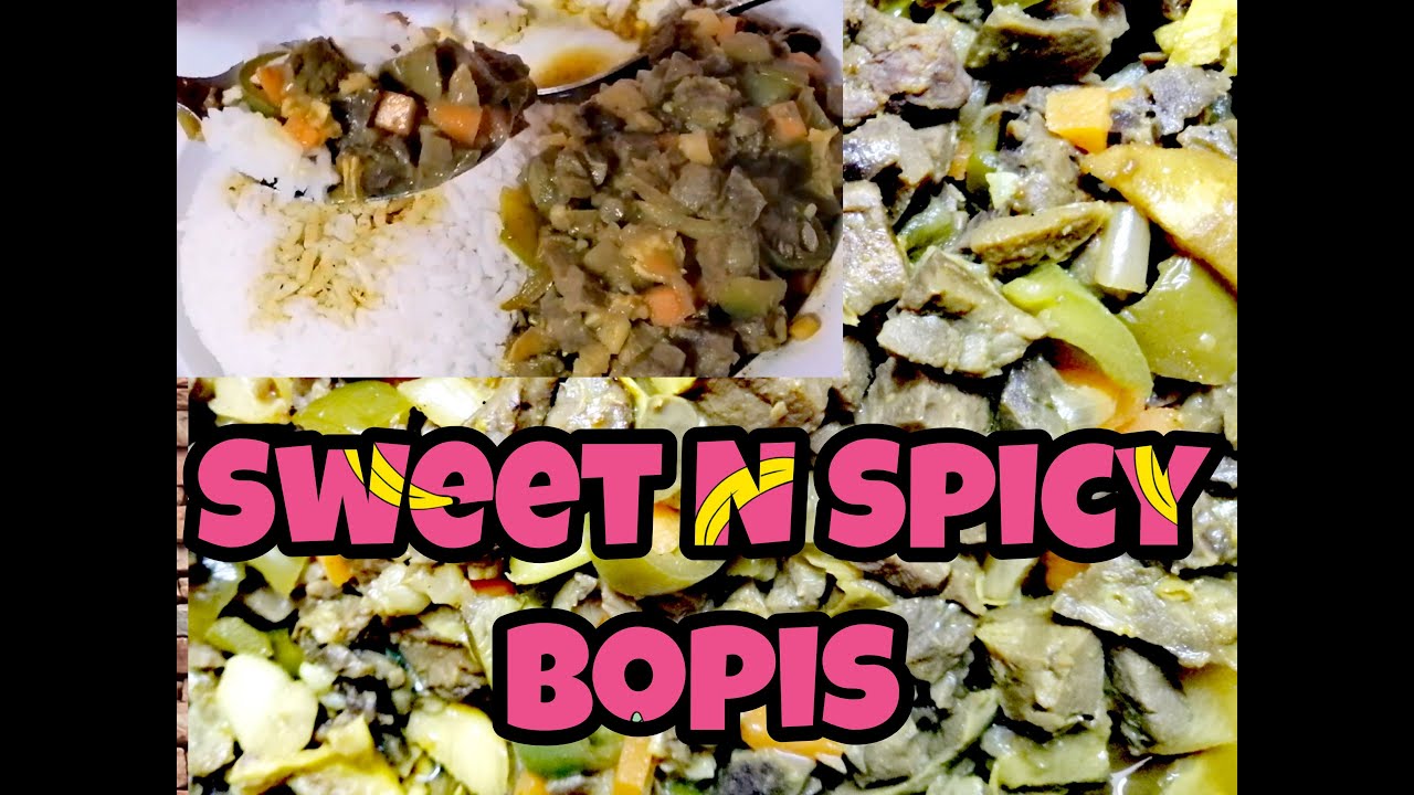 How to cook sweet and spicy bopis?Perfect pang ulam at pang pulutan ...