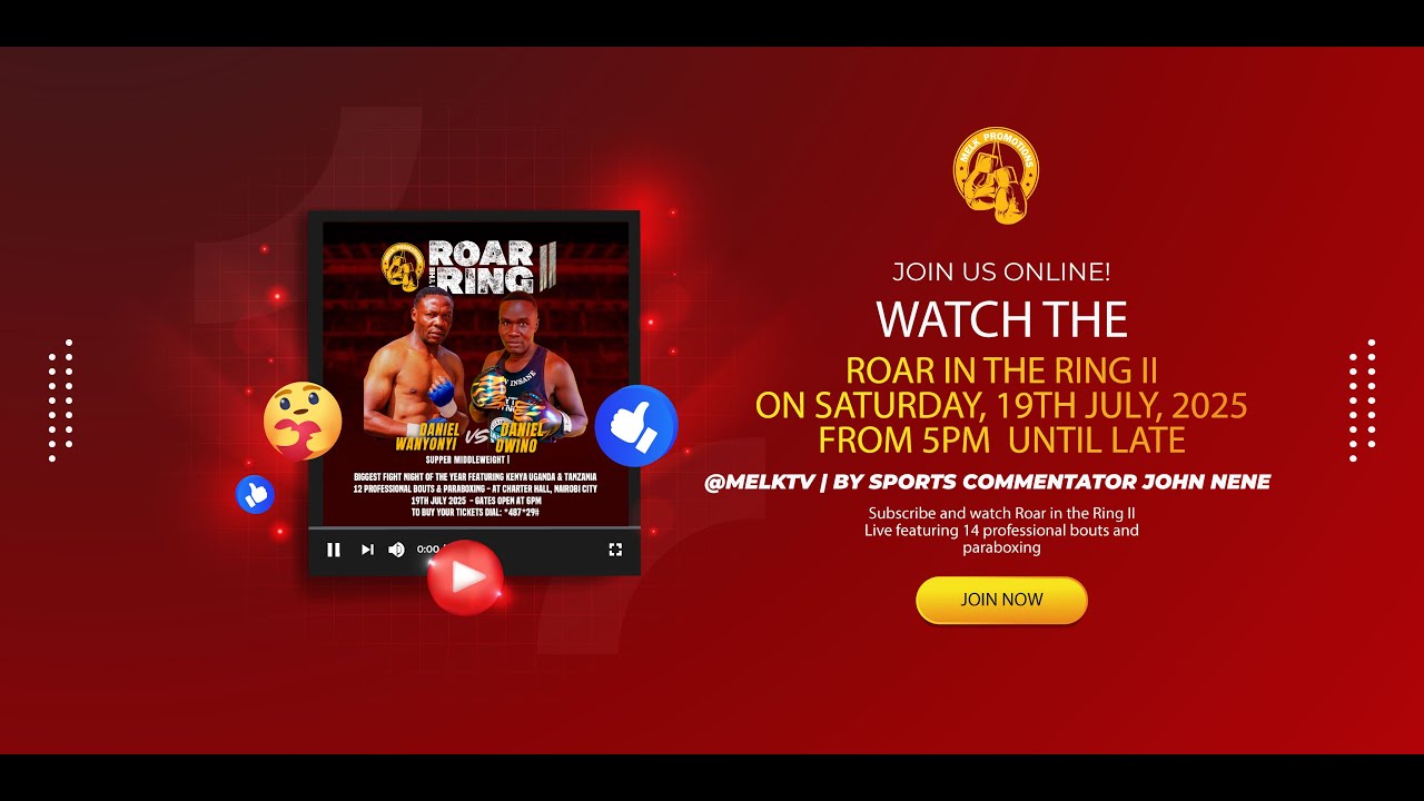 BIGGEST FIGHT NIGHT IN KENYA - ROAR IN THE RING II - YouTube