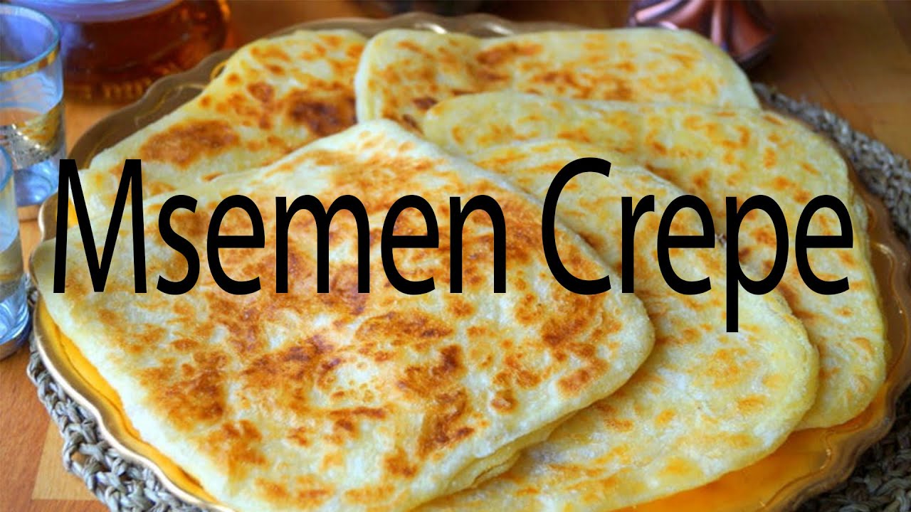 Moroccan crêpes (Msemen) the best recipe - YouTube