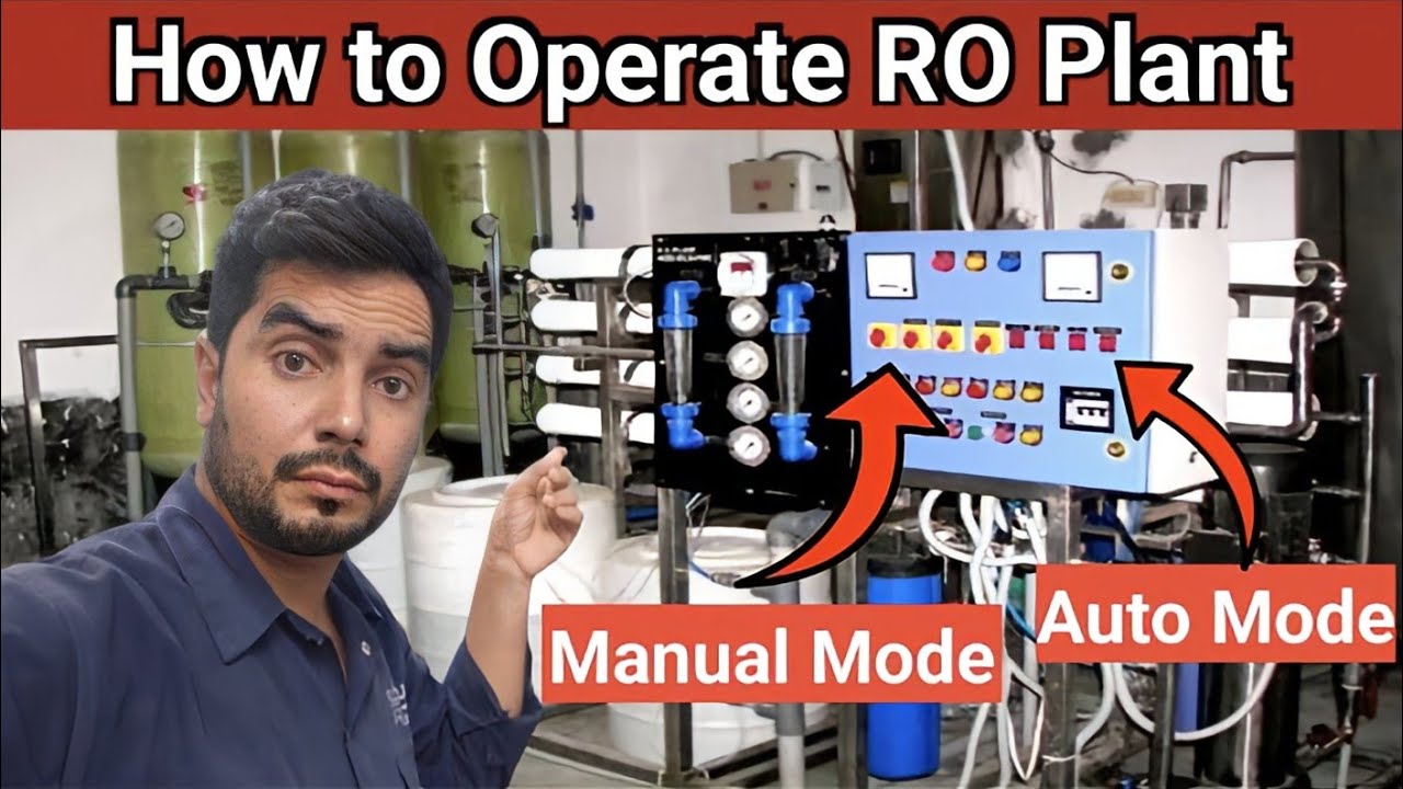 How to operate ro plant | Ro plant operation Manual mode | ro plant ...