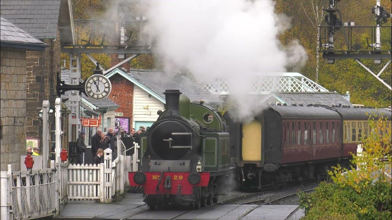 The return of the Lambton Worm train with L.H. & J.C. No. 29 - YouTube