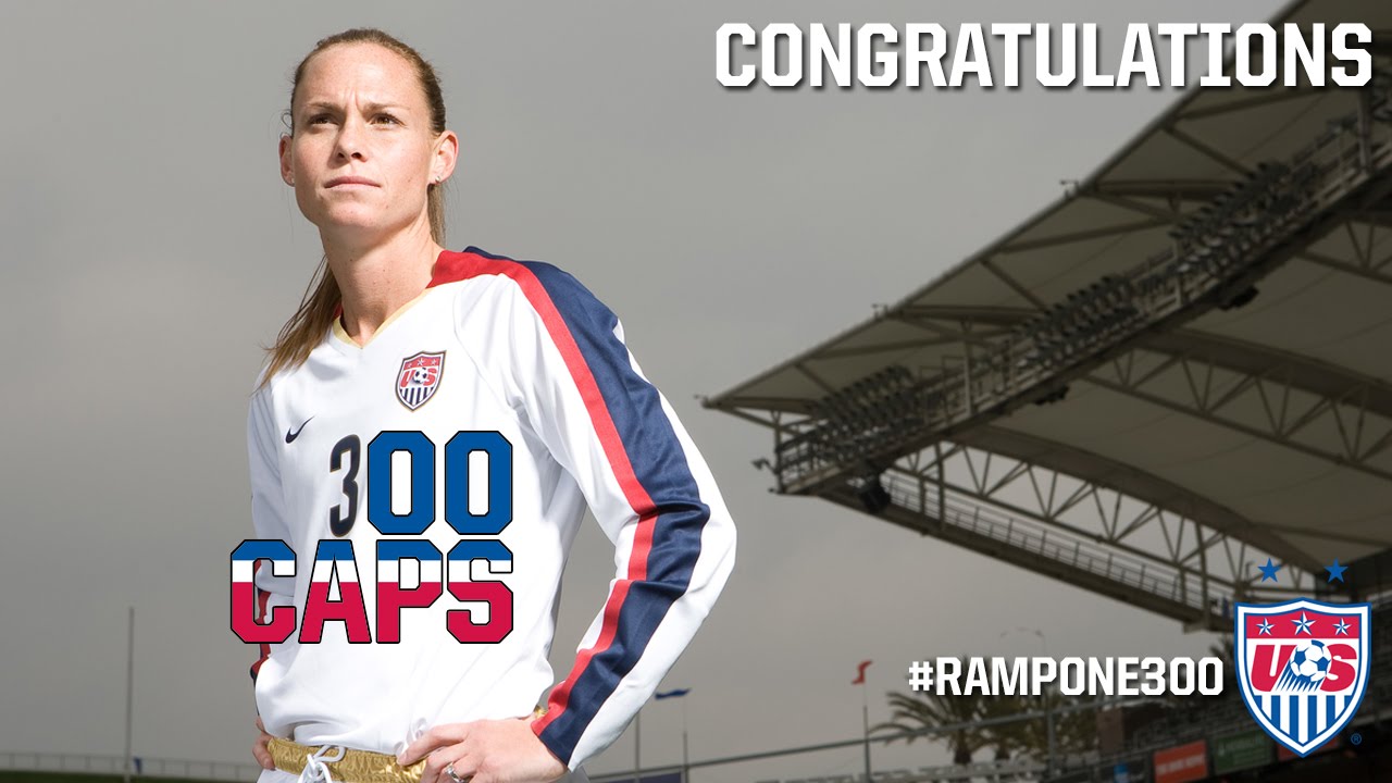 Christie Rampone: 300 Caps with the U.S. Women's National Team - YouTube