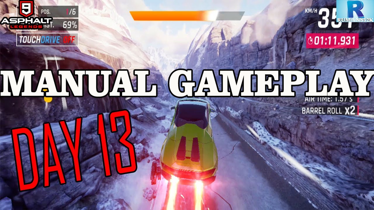 ASPHALT 9 MANUAL GAMEPLAY[DAY 13] | ASPHALT 9 GAMEPLAY | 9 ASPHALT ...
