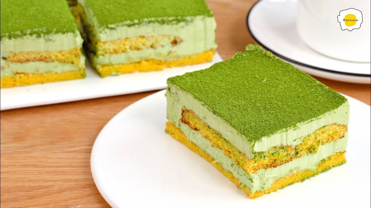 Matcha Cheese Tiramisu Recipe 抹茶芝士提拉米苏食谱 Recette de tiramisu au matcha ...