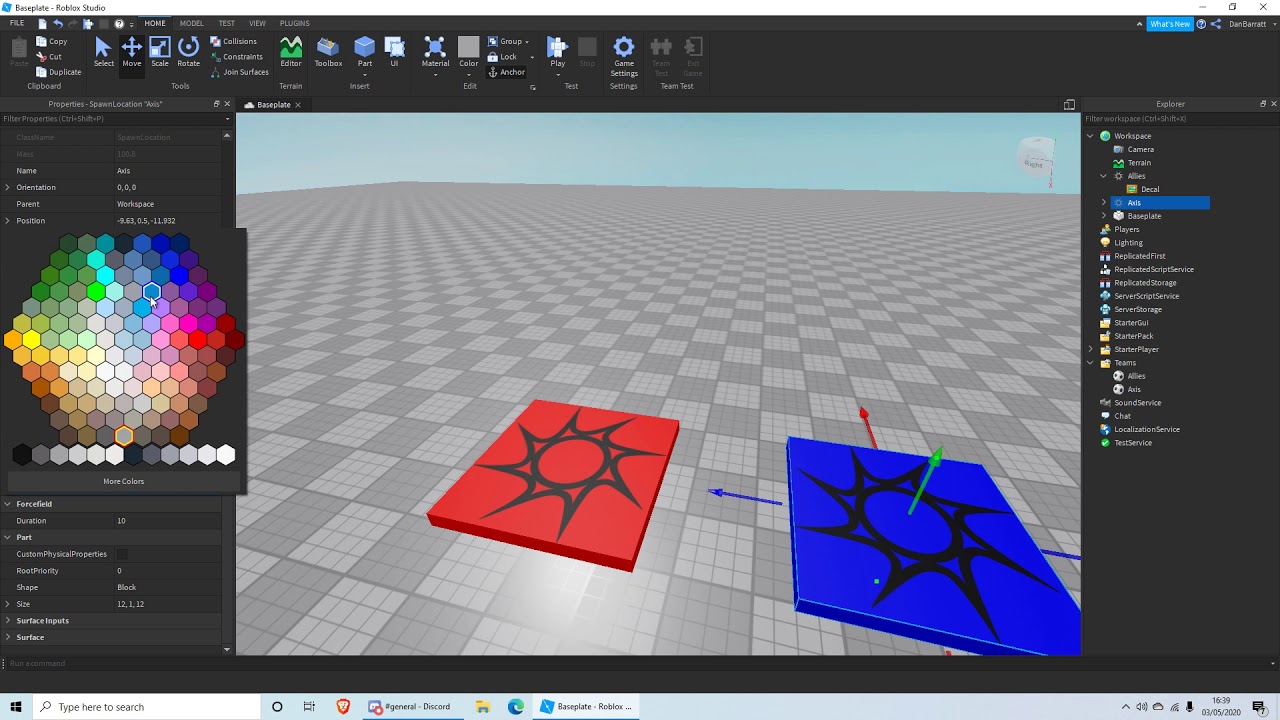 [ROBLOX] How To Make Spawns For Teams - YouTube