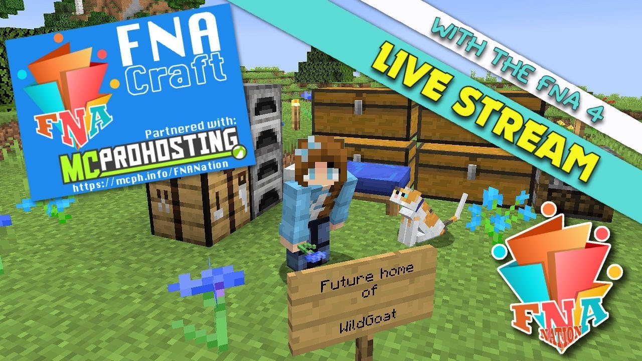 Hanging out on FNACraft.fun with the FNA4 - YouTube