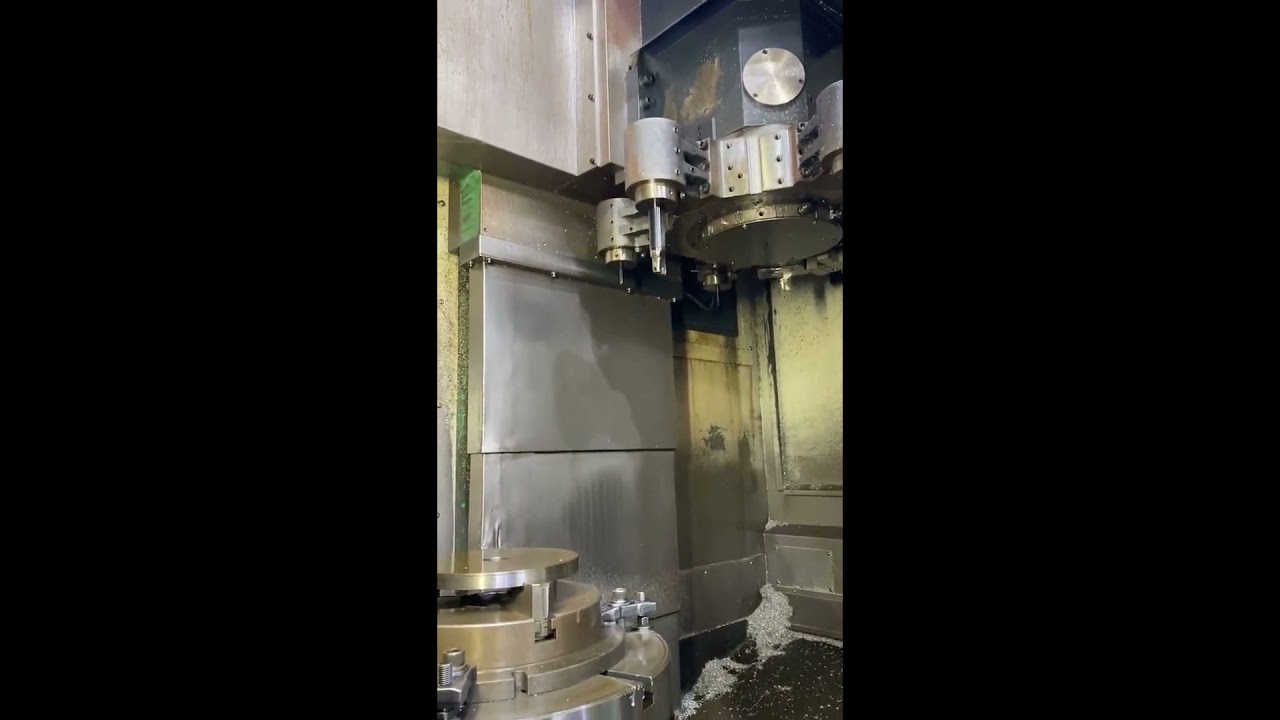 Used Doosan Puma VT900 Vertical Turret Lathe for Sale - YouTube